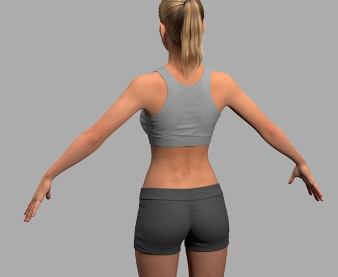 Sculpt 3d nsfw female character model, zbrush blender,convert2d into 3d stl file by Marymhi | Fiverr