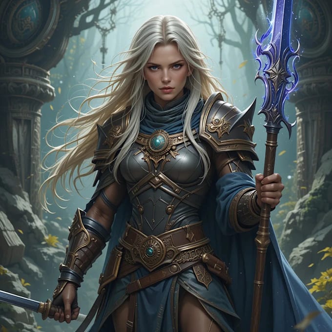 Design a dnd character art and dnd character art by Carlugh | Fiverr