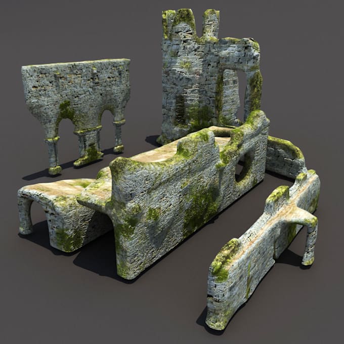 Design trpg terrain,forest terrain,urban terrains,caves and ruin ...