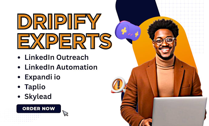 Setup dripify expandi io taplio for linkedin outreach campaign by ...