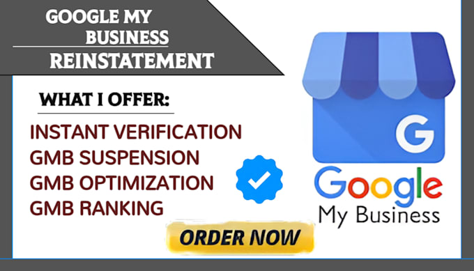 Fix suspended gmb profile, reinstate google my business profile suspension by Marcusbert | Fiverr