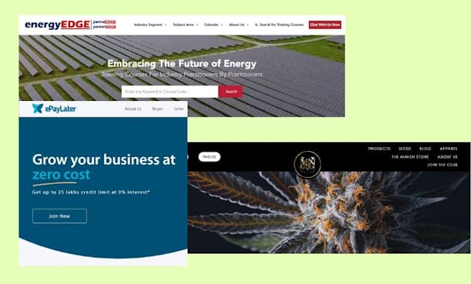 Create eye catchy website design that makes you stand out by ...