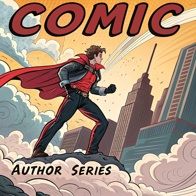 Create a comic cover page design illustration by Notorior | Fiverr