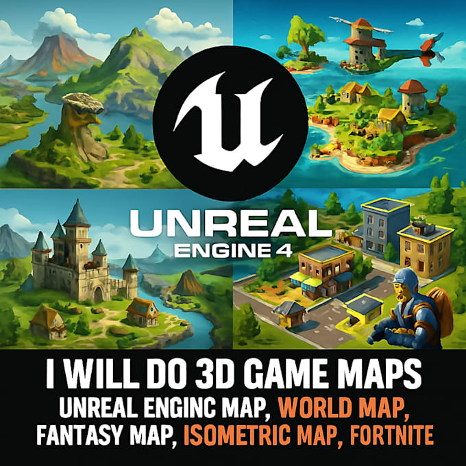 Create custom unreal engine map for your unreal engine by Alex_xander09 | Fiverr