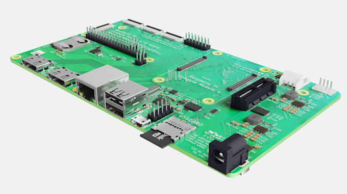 Create pcb circuit board design electronics circuit layout schematic ...