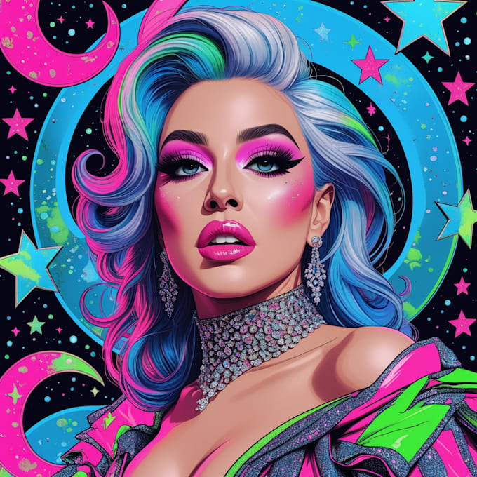 Transformo tu visión en arte con ilustraciones ia by Angiepinedaly | Fiverr