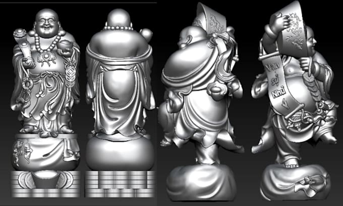 Beatify 2d to 3d printable model 2d to 3d character model stl file ...