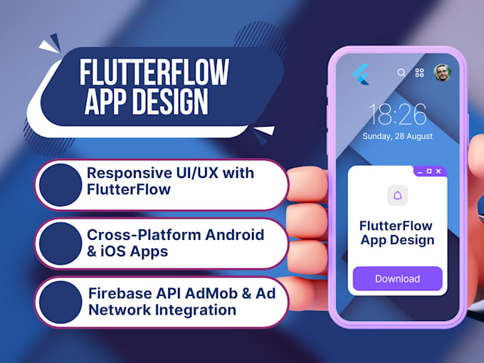 Ux ui flutterflow app for mobile and web platforms by Nj_app_dev | Fiverr