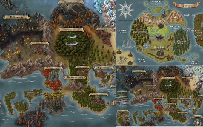 Fantasy map making dnd city map animation cartography battle google map ...