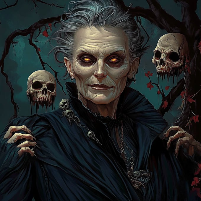 Draw a horror and fantasy horror character art by Smavadbaap | Fiverr
