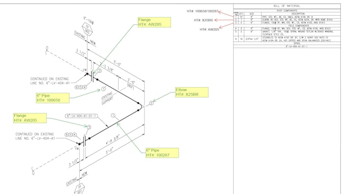 Build weld maps heat trace flange mapping itp weld summary flange ...