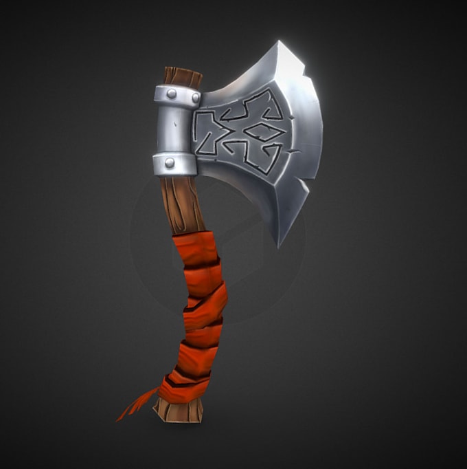 Do hand painted texture, 3d models, game assets, 3d weapon, objects and props by Dara_rujjy | Fiverr
