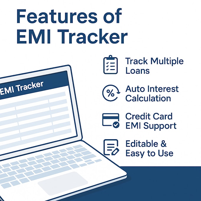Create a smart emi tracker in excel for loans and cards by Ashutoshtiwarik | Fiverr