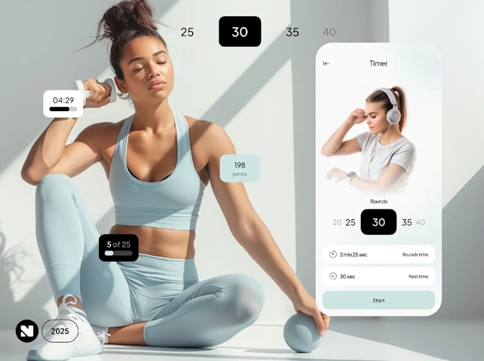 Develop fitness app, health and fitness app, gym app, workout app, exercise app by Tech_zeey ...