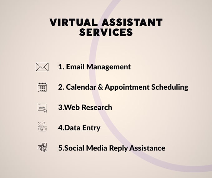 Be your reliable virtual assistant for admin, email and customer tasks by Rafaelak95 | Fiverr