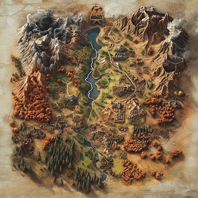 Create dnd and rpg map, fantasy and battle map by Nelvirt | Fiverr