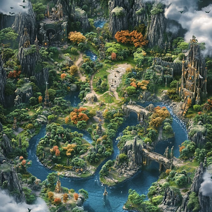 Create dnd and rpg map, fantasy and battle map by Nelvirt | Fiverr