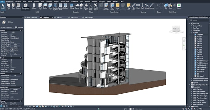 Make professional bim modeling in revit by Khaoulachalal | Fiverr