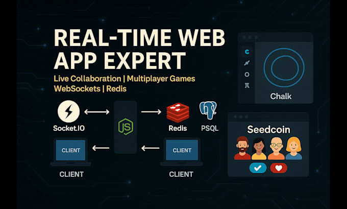 Build fullstack web app with react nodejs and websockets by Himanshu_dev1 | Fiverr