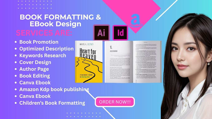 Edit, format children ebook, poetry book, christian ebook for amazon ...