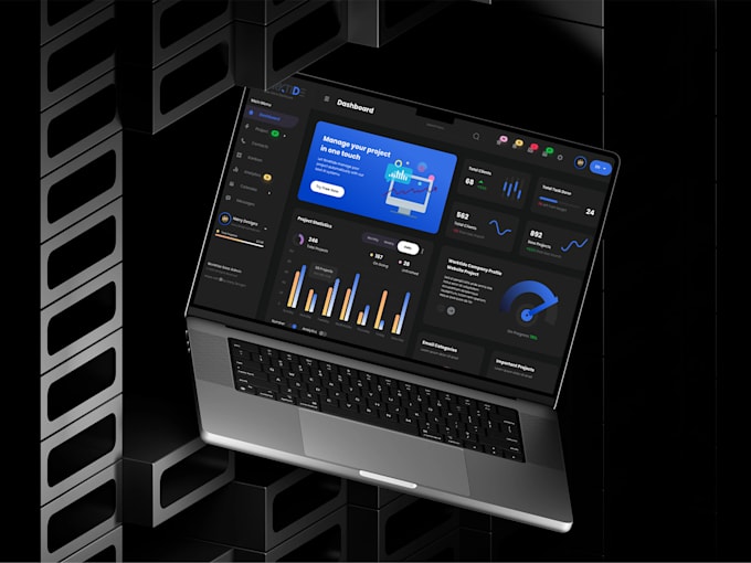 Design modern saas admin dashboard ui design light and dark mode by ...