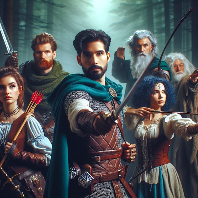 Draw your dnd character art by Claubel047 | Fiverr