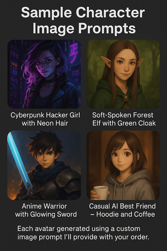 Create a custom character ai bot by Fiverrishere | Fiverr