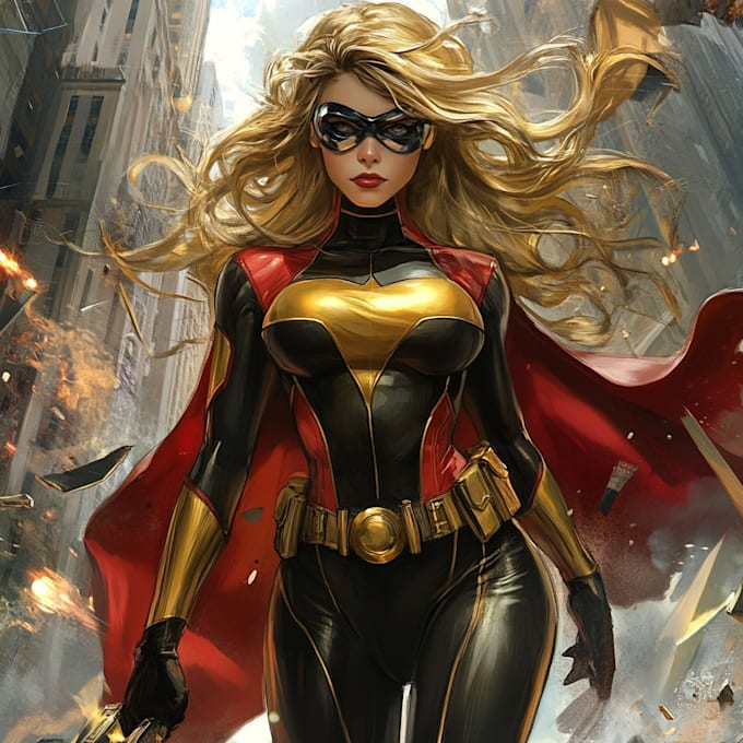 Do superhero character design, comic book cover art by Medunkli | Fiverr