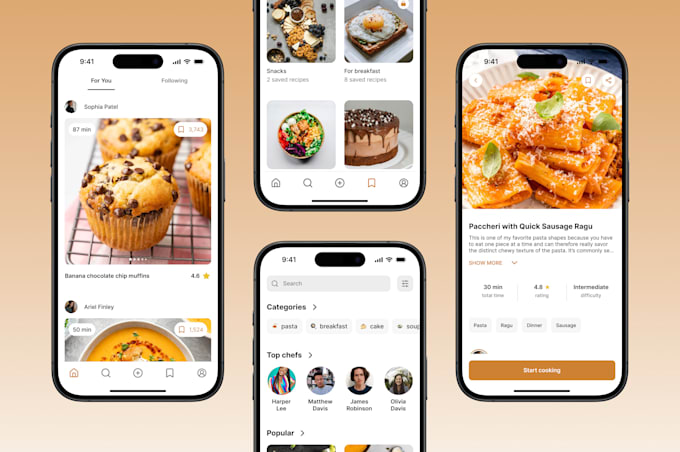 Create user friendly app designs for ios and android by Kasyafed | Fiverr