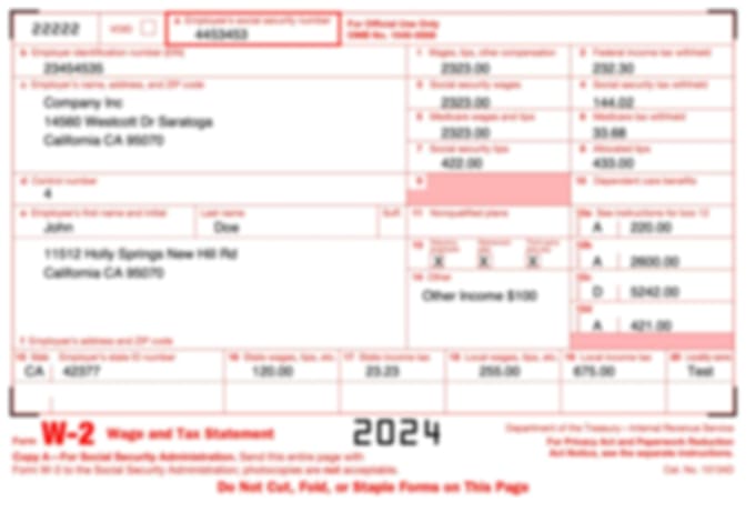 Create w2 form 1099, 1040, adp check paystub, payroll slip by ...