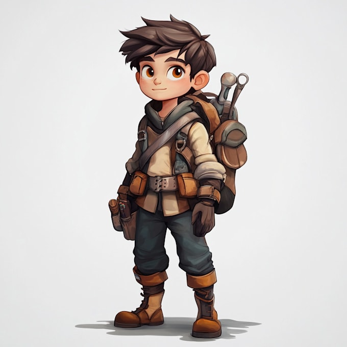 Make a simple 2d game characters by Briniqueson | Fiverr