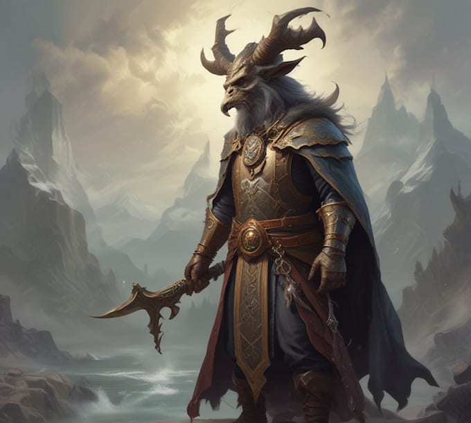 Amazing fantasy character concept art, digital art by Romaerr | Fiverr