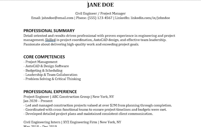 Write and optimize your resume, cover letter and linkedin by Sydnee_shannon | Fiverr