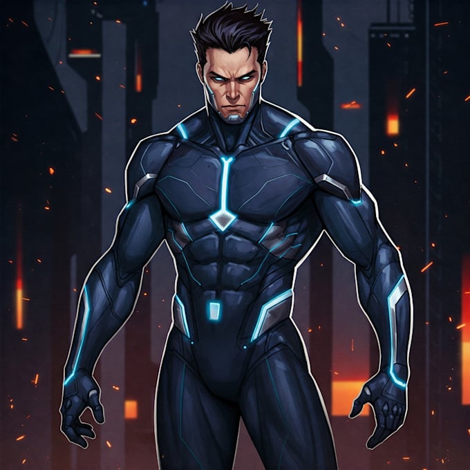 Create a amazing concept art superhero character by Onotownt2 | Fiverr