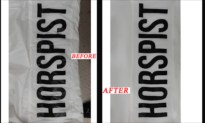 Cloth crease remove, wrinkles, liquify, neck joint, extend, background ...