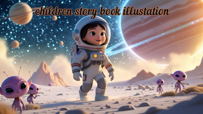 Illustrate children story book illustration, children story book ...