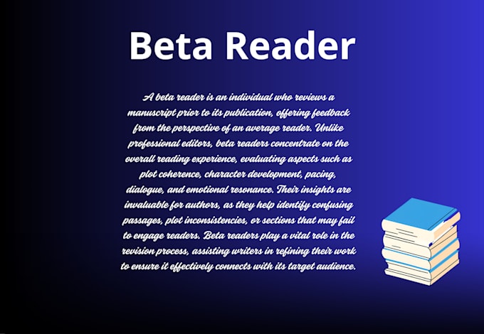 Im at the service of the beta reader by Jpedro0 | Fiverr