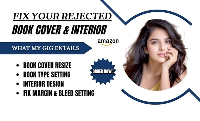 Fix margin, resize, edit and fix errors of your rejected book cover and ... Fix margin, resize, edit and fix errors of your rejected book cover and ...
