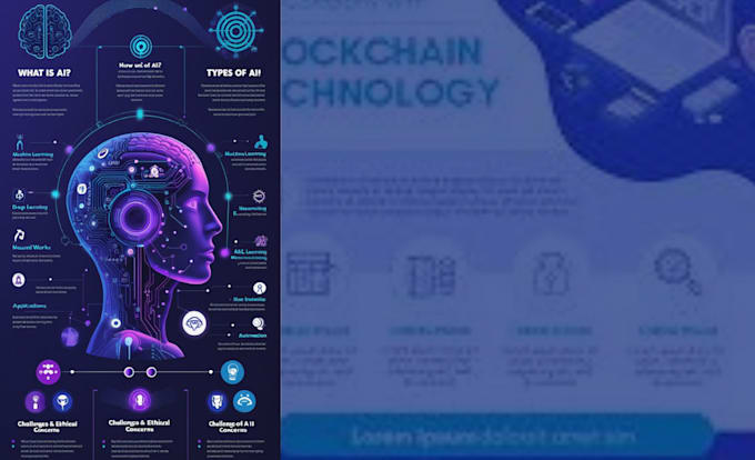 Design infographics flowchart pie charts maps data visualization ...