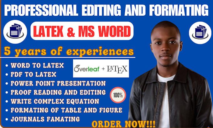 Convert pdf, word, or any other documents to latex overleaf by ...