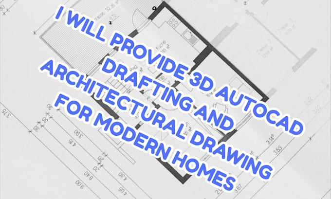 Provide 3d autocad drafting and architectural drawing for modern homes by Archi_thomas | Fiverr