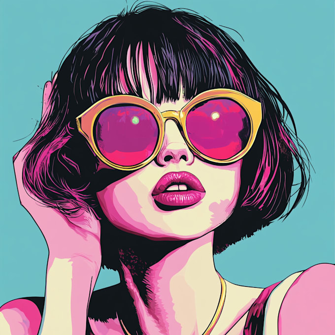 Do drawing cute cartoon pop art by Farisbouamama08 | Fiverr