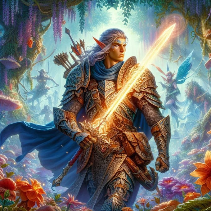 Draw dnd art and dnd character art by Micaelurun | Fiverr