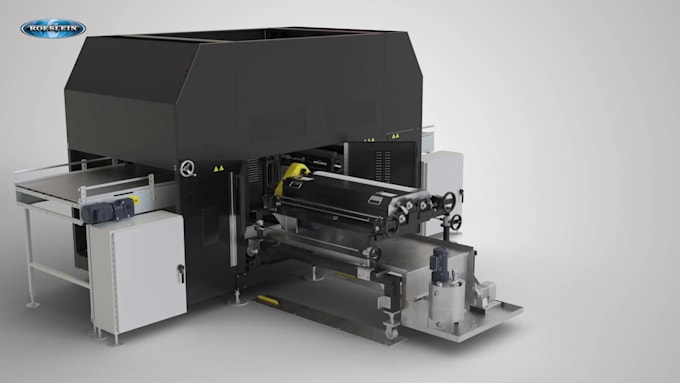 Create 3d industrial animation, technical 3d industrial manufacturing ...