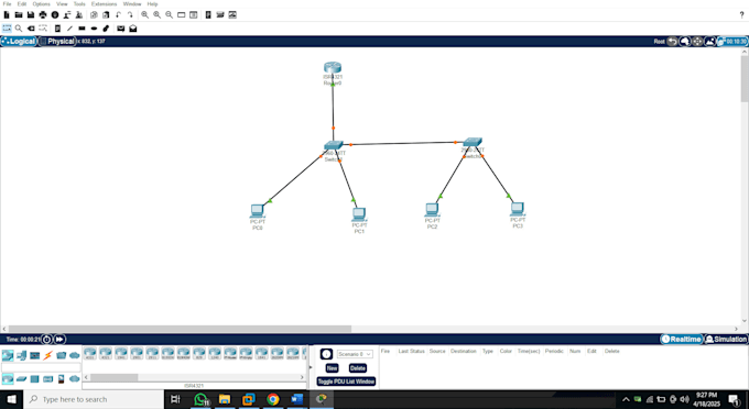 Design and simulate your network using cisco packet tracer by Kellong | Fiverr