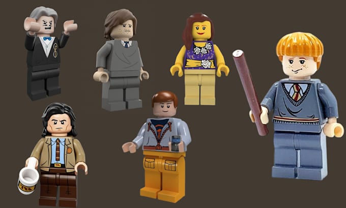 Create custom 3d lego character model 3d toy minifigure design for 3d ...