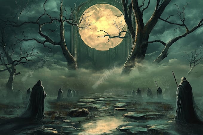 Create concept art, fantasy landscapes, background scenes by Wilsoonnor ...