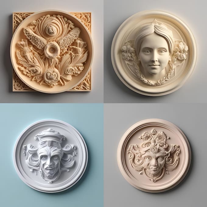 Convert jpeg png 2d image to 3d bas relief model bas relief printing 3d ...