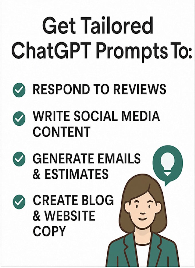 Create custom chatgpt prompts for your business by Jeremyjames159 | Fiverr