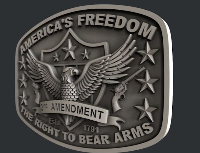 Design 3d logo miniature, 3d badge symbol,3d amendment artcam, vcarve ...